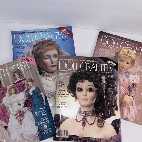 Doll Crafter | Other | Doll Crafter Magazine Lot Of 4 Dated 9941996 ...